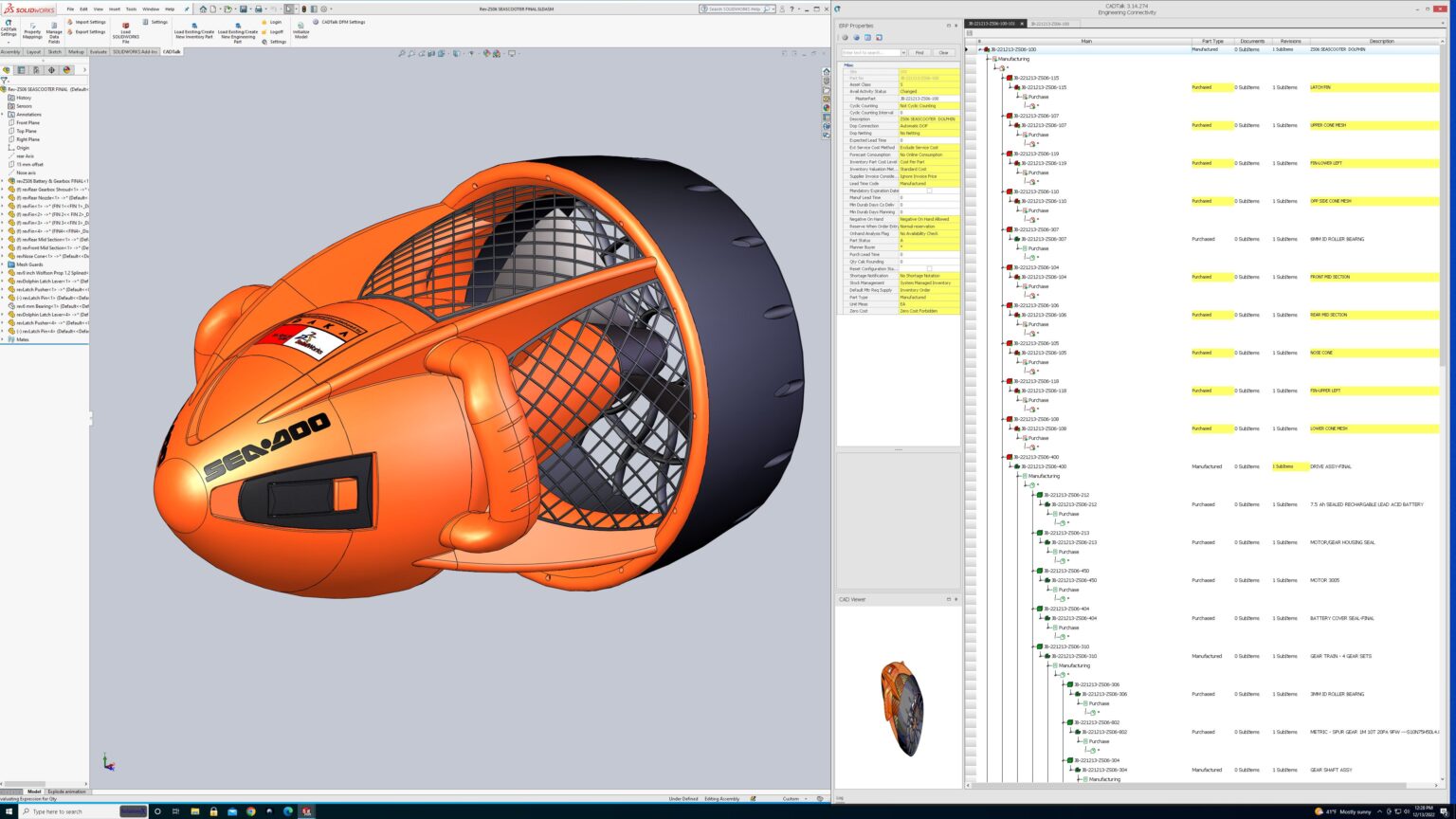 Arena-Solidworks-Interface | CADTALK Software, LLC